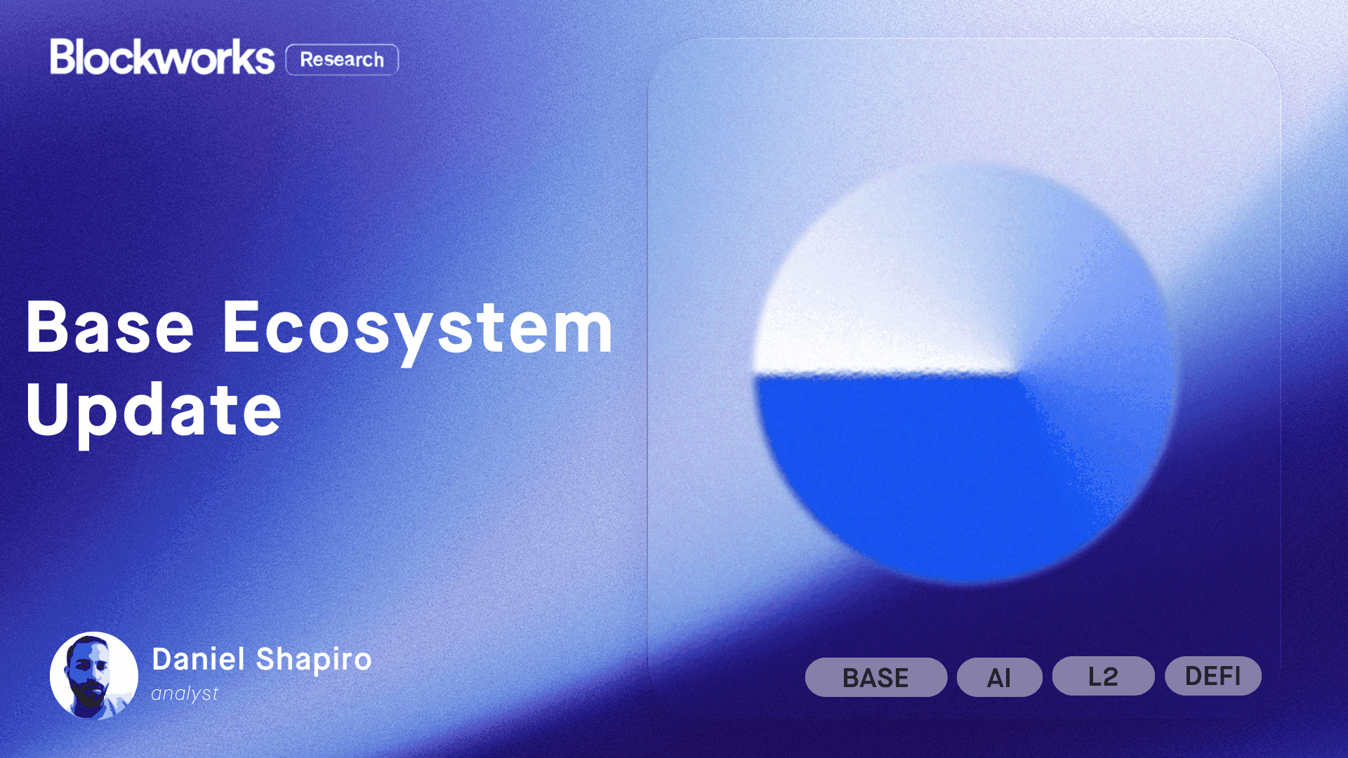 Base Ecosystem Update | Blockworks Research