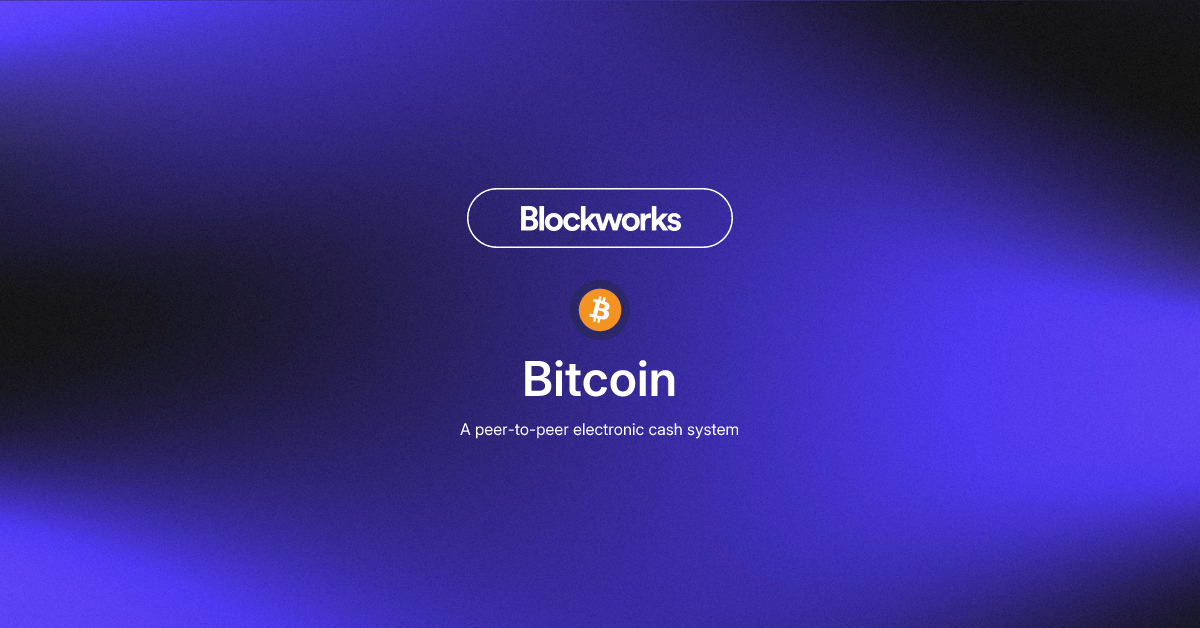 Bitcoin | Blockworks Research