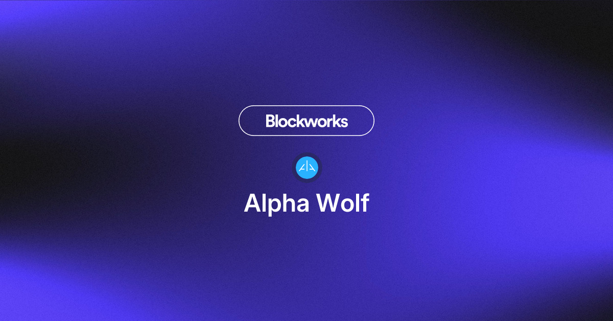 Alpha Wolf | Blockworks Research