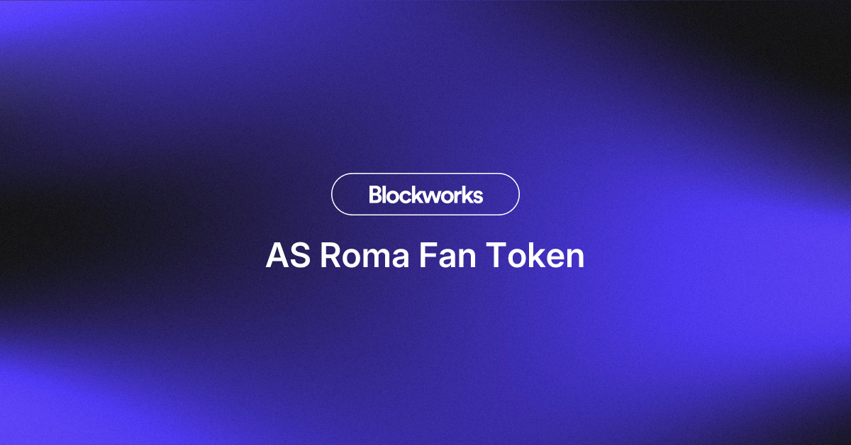 AS Roma Fan Token | Blockworks Research