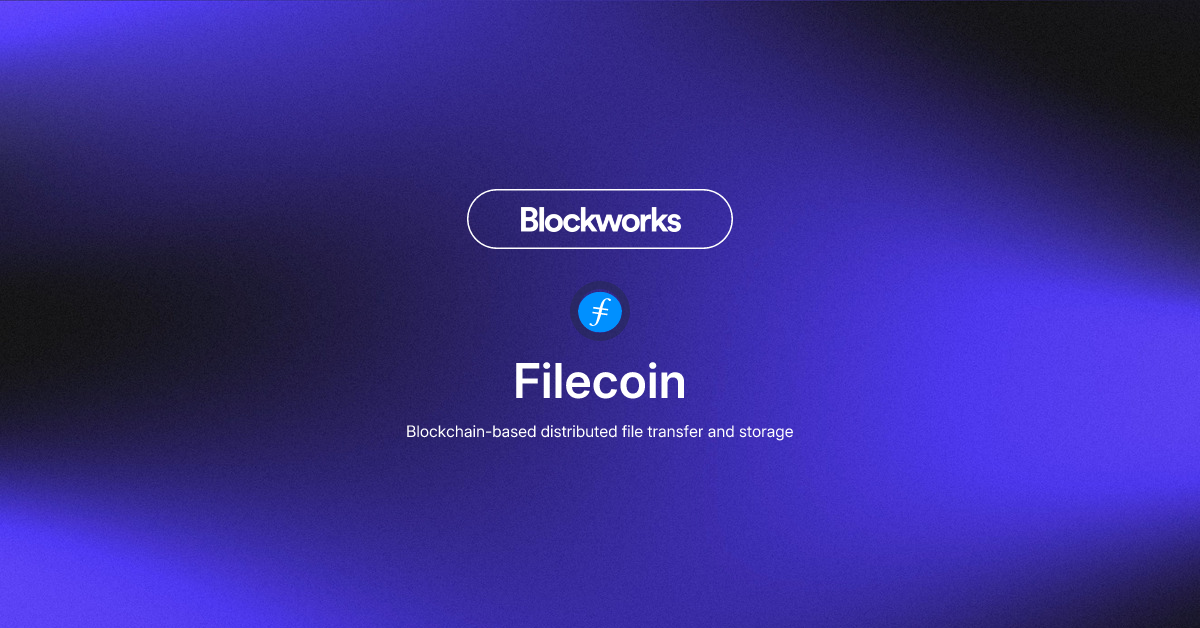 Filecoin | Blockworks Research