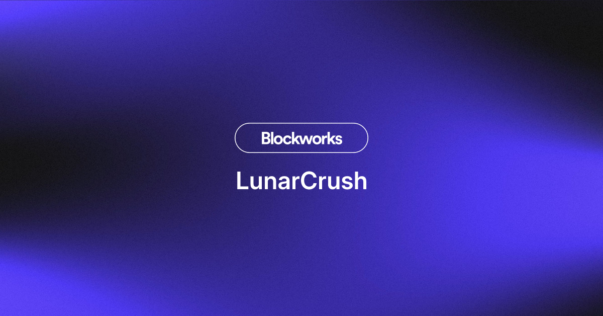 LunarCrush | Blockworks Research