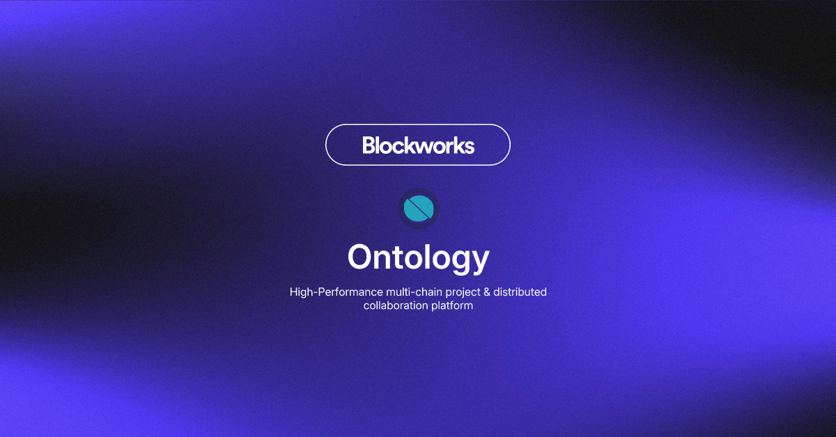Ontology | Blockworks Research