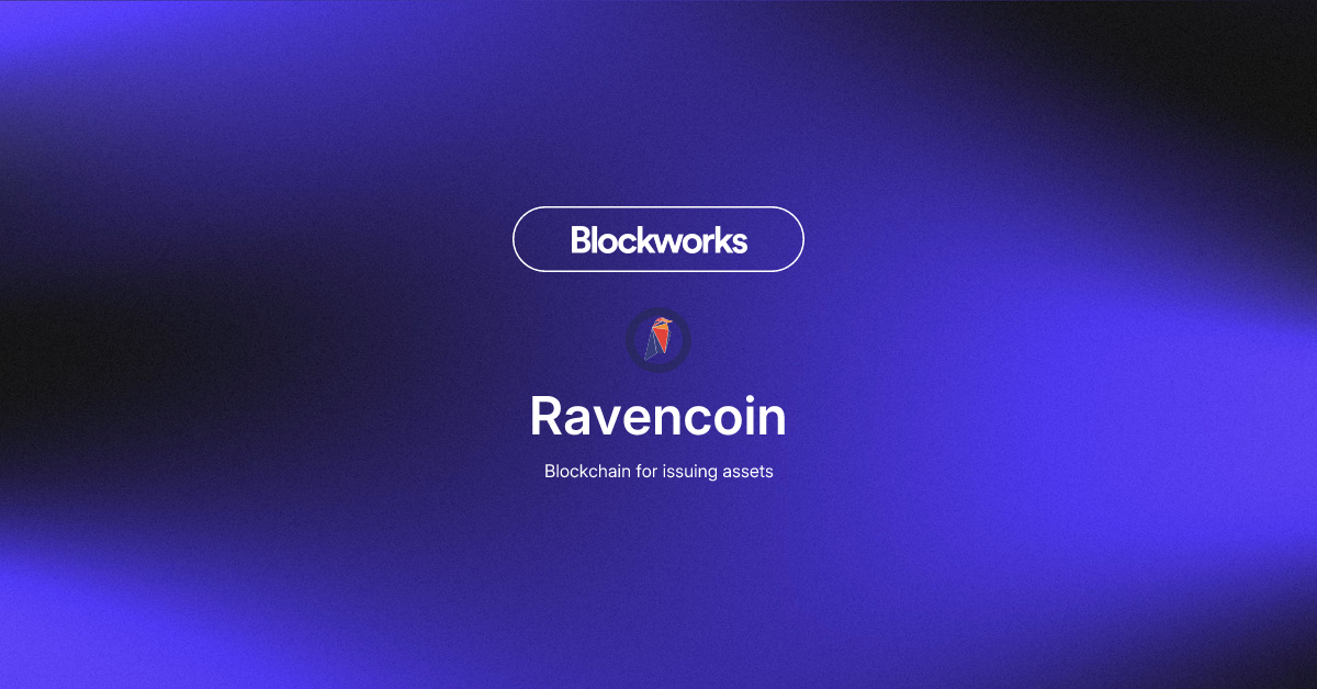 Ravencoin | Blockworks Research