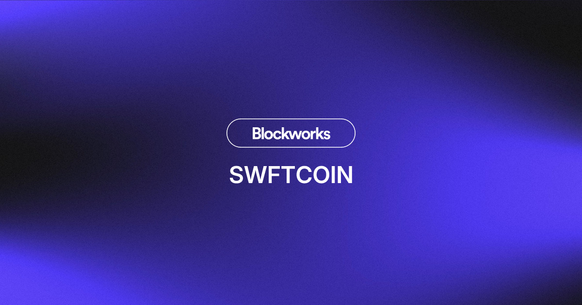 SWFTCOIN | Blockworks Research