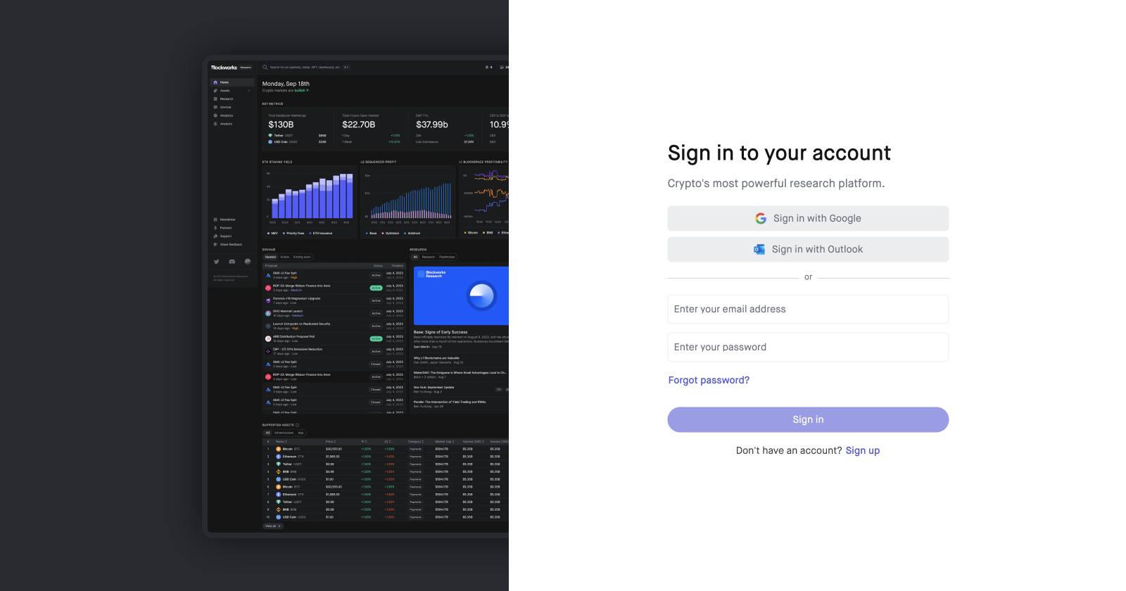 Select Plan | Blockworks Research